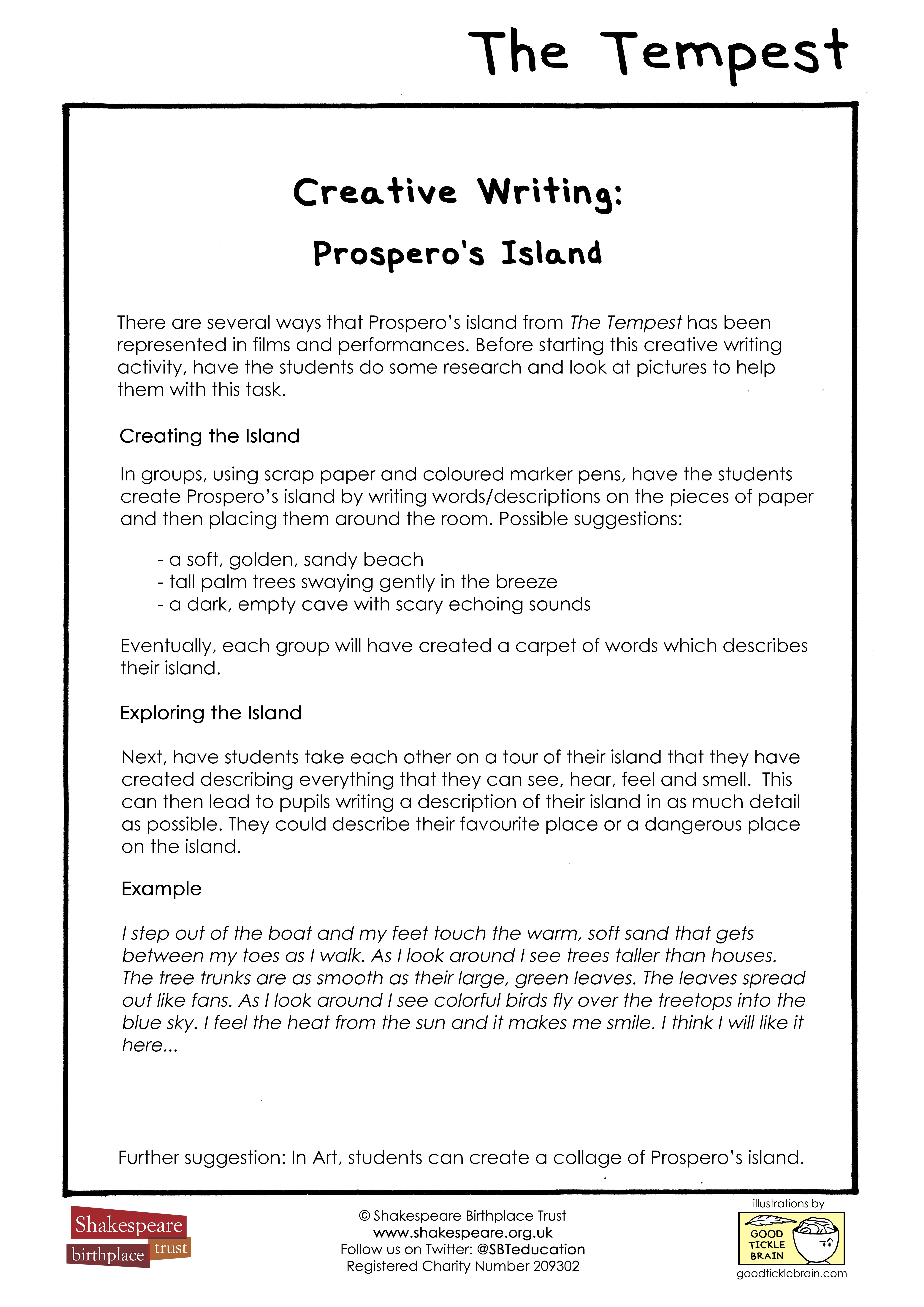 EFL Creative Writing: Prospero's Island